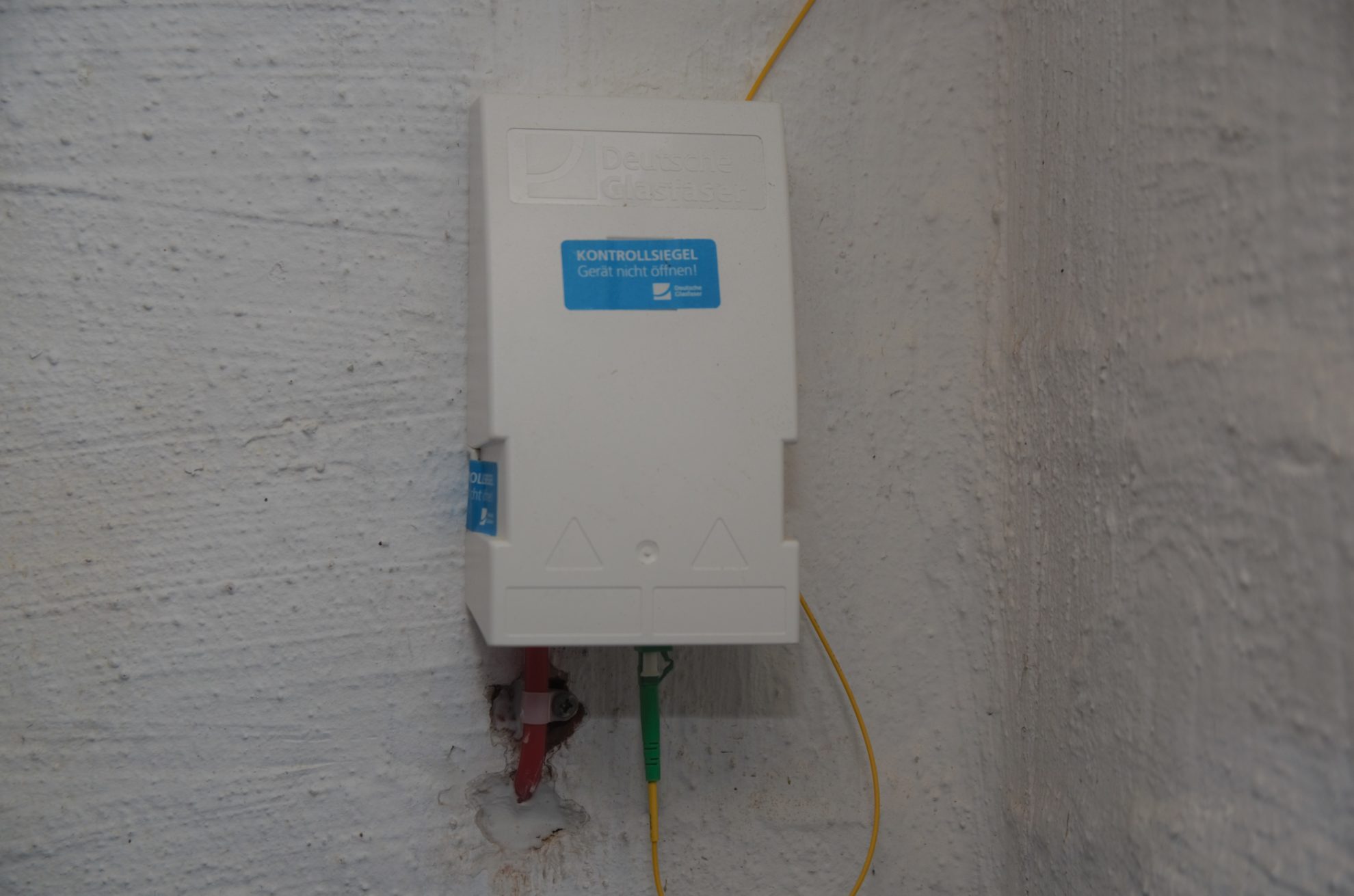 Hausanschluss und Glasfaser-Komponenten