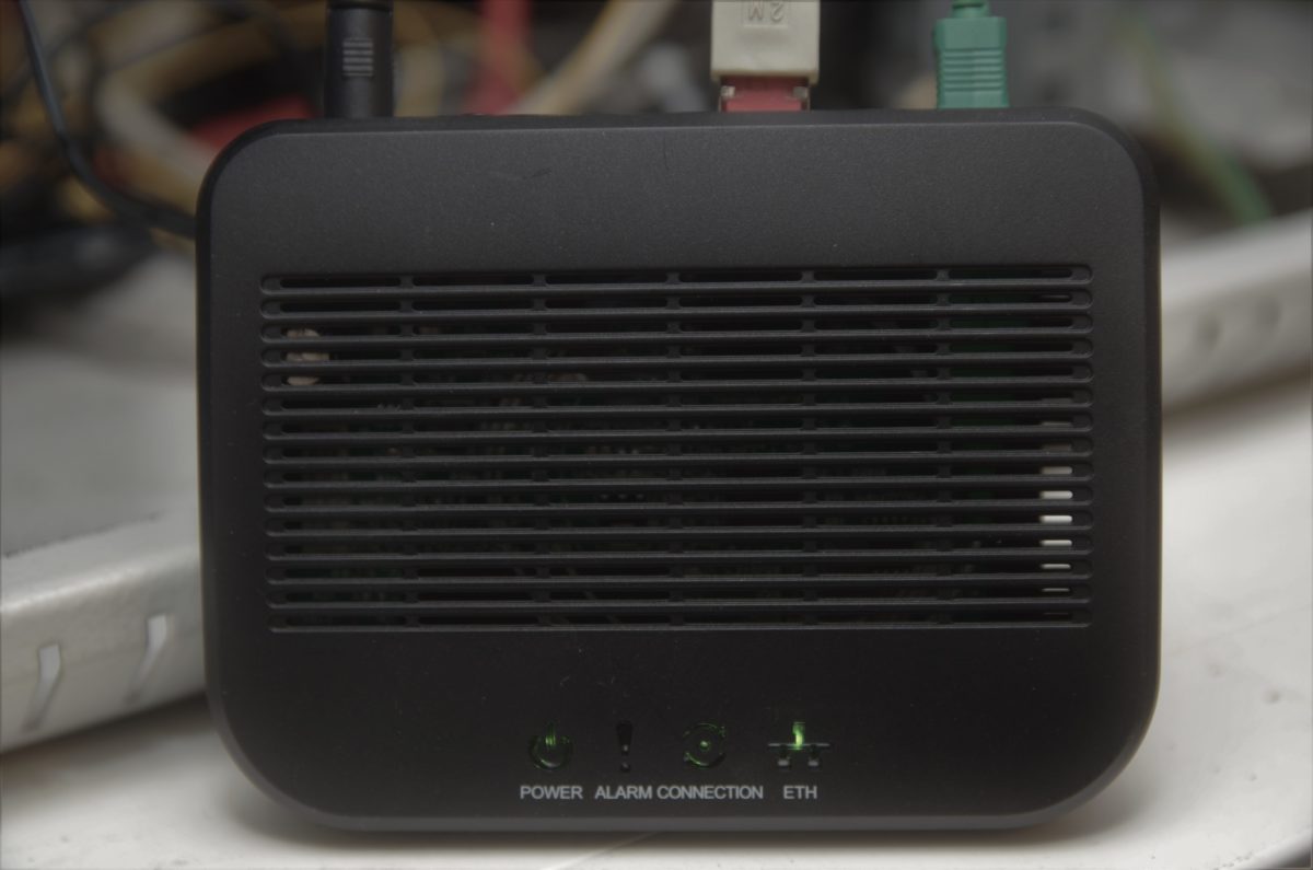 Hausanschluss und Glasfaser-Komponenten