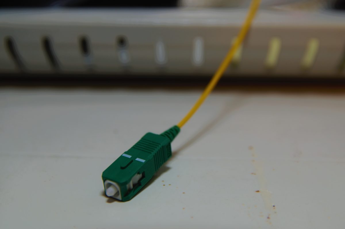 Hausanschluss und Glasfaser-Komponenten